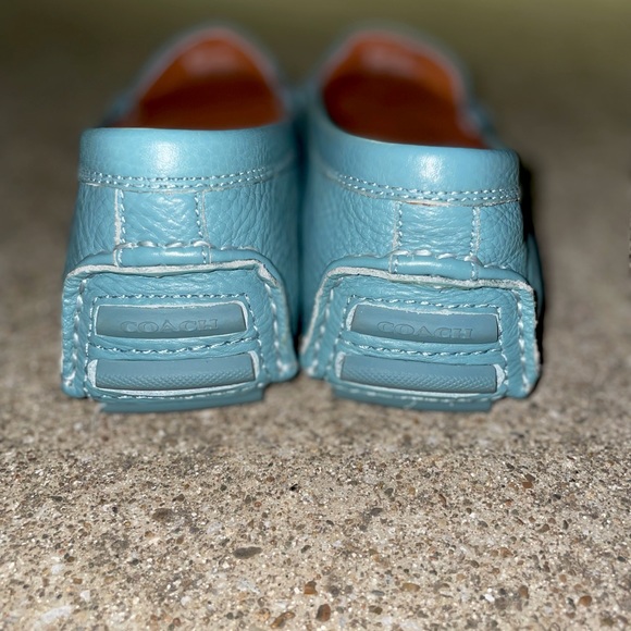 Coach | Shoes | Tiffany Blue Coach Cosby Driver Shoes | Poshmark